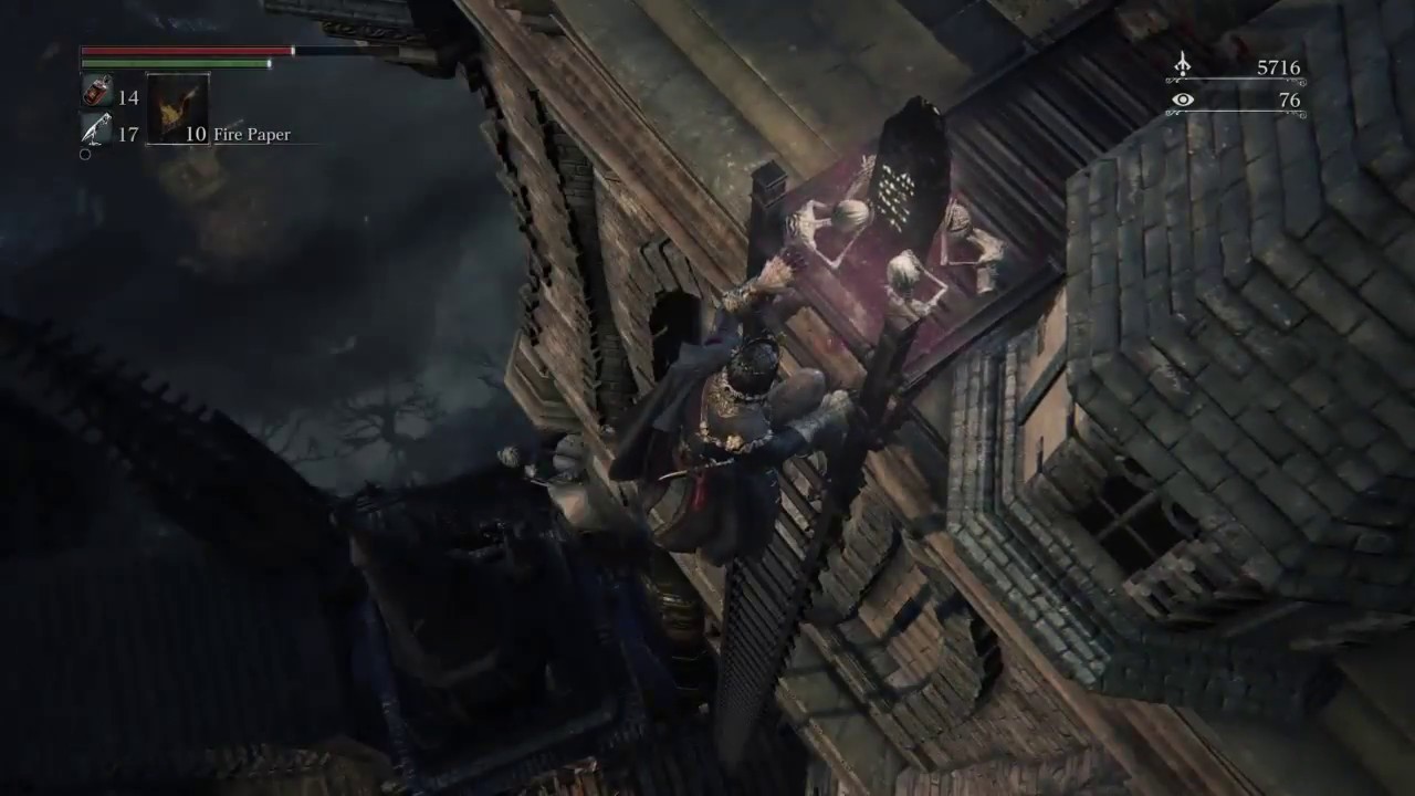 Bloodborne - How to Kill Djura Clock Tower Hunter in Old Yharnam - YouTube