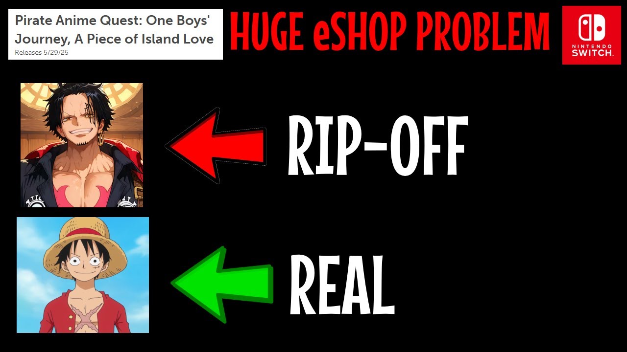 Nintendo eShop Criticized For Allowing ‘One Piece’ Rip-Off Games - YouTube