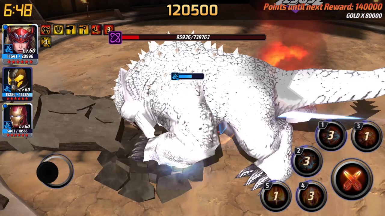 Marvel future fight blast alliance battle completed by 3 people - YouTube