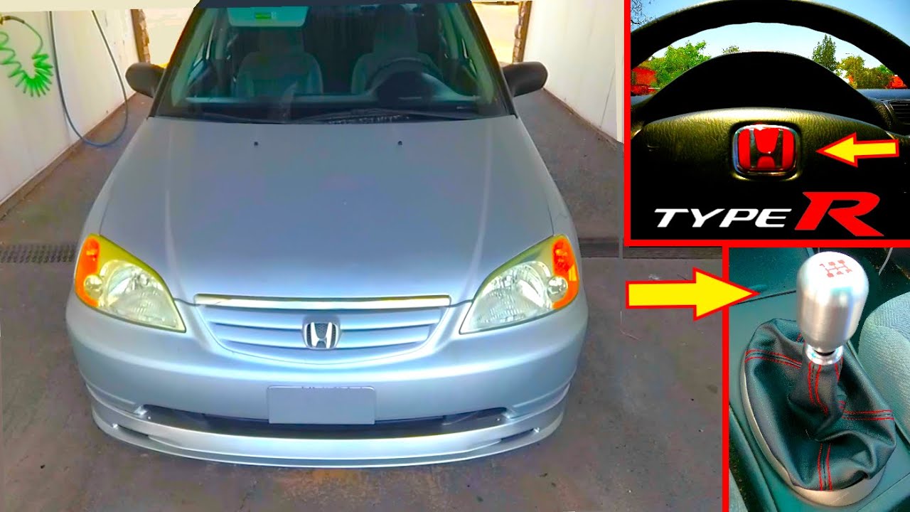3 CHEAP + EASY MODS | 7TH Gen Civic Mods (2002 Honda Civic ES1 Lx ...