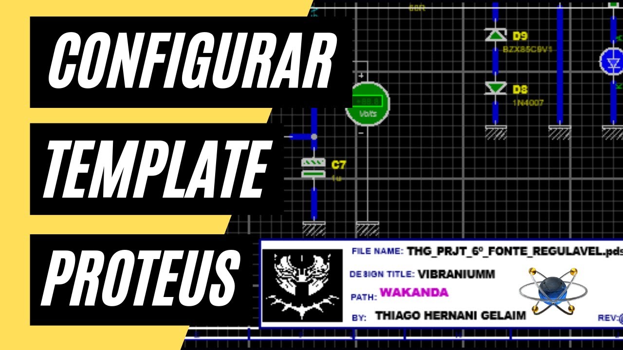 COMO CONFIGURAR TEMPLATE NO PROTEUS - YouTube