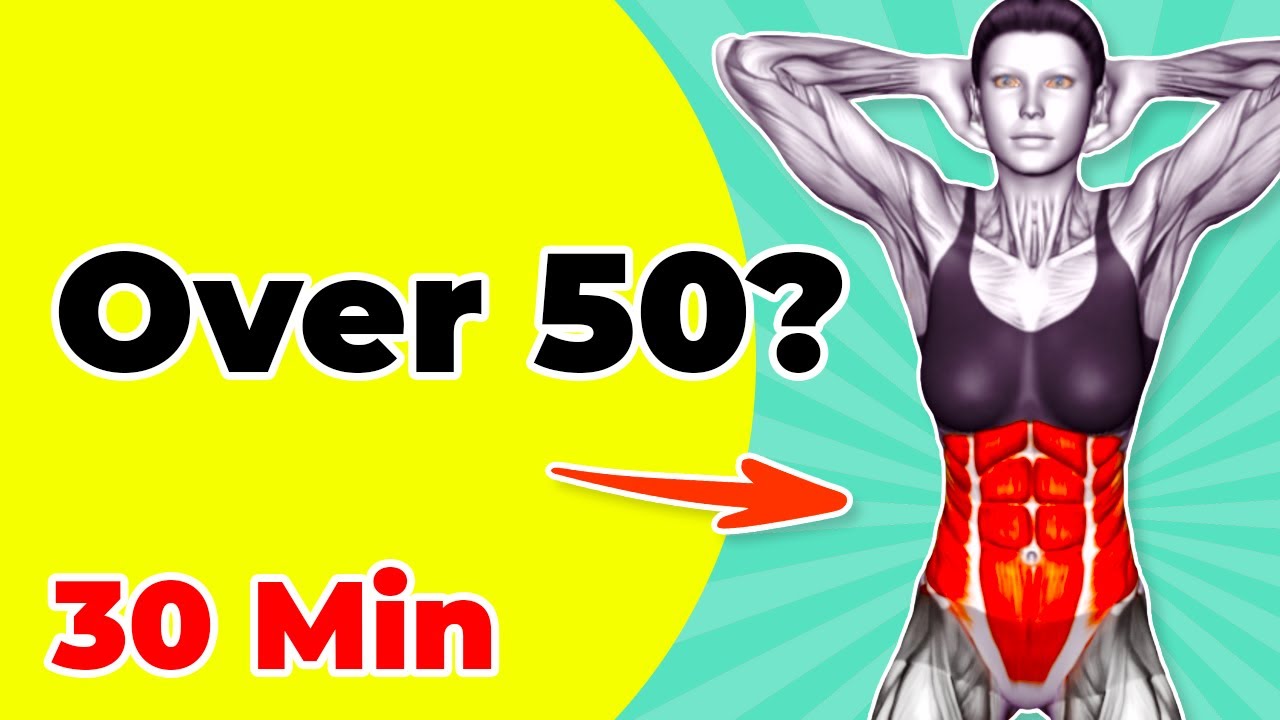 Over 50? Melt the Flabby Stomach in 30 Minutes! - YouTube