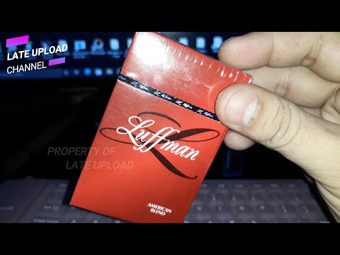 REVIEW : ROKOK LUFFMAN MERAH ISI 20 BATANG - YouTube