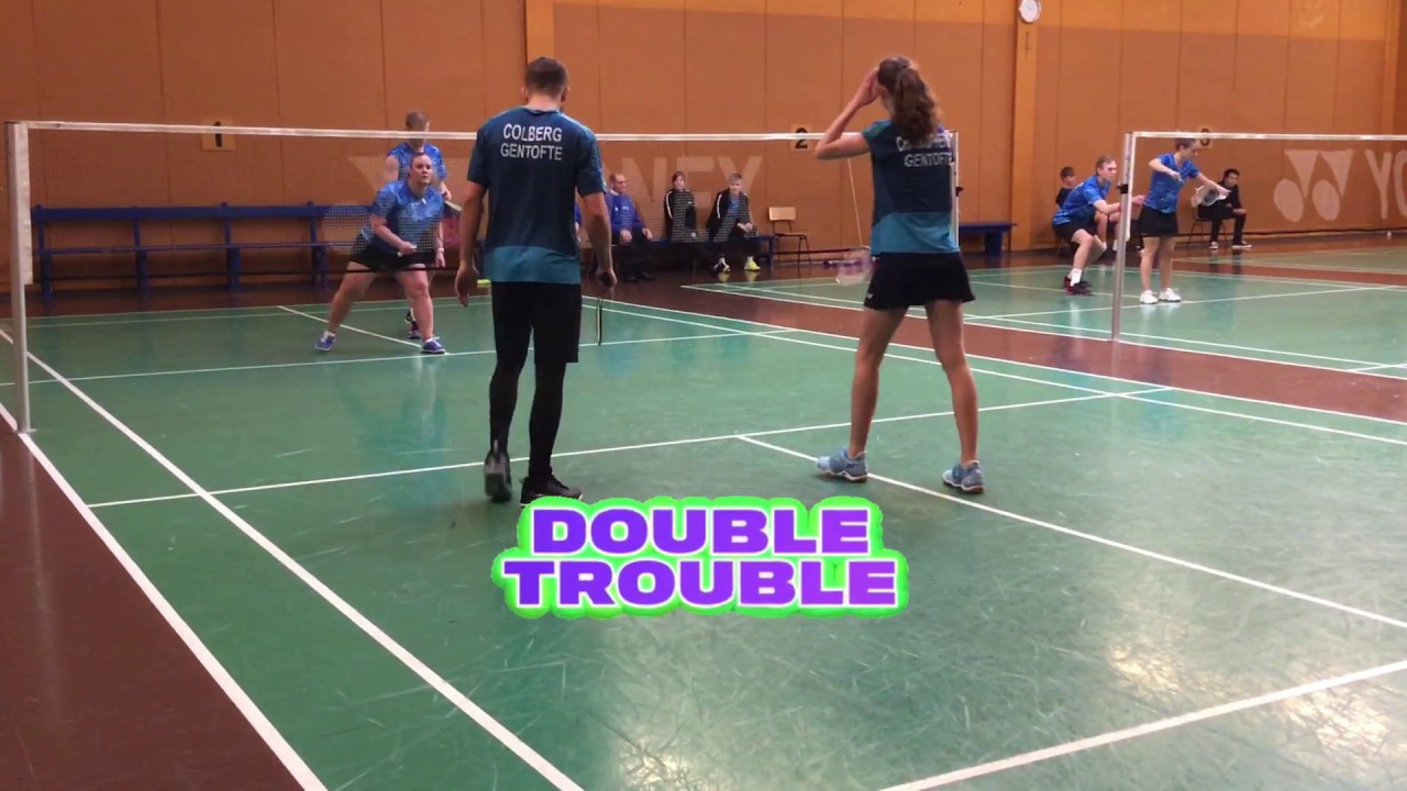 Badminton mixed doubles Frederik Colberg / Line Christophersen vs ...