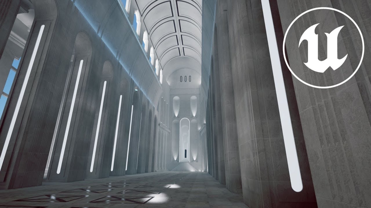 Walking Through Trinity - Unreal Engine & Sketchup Interior - YouTube
