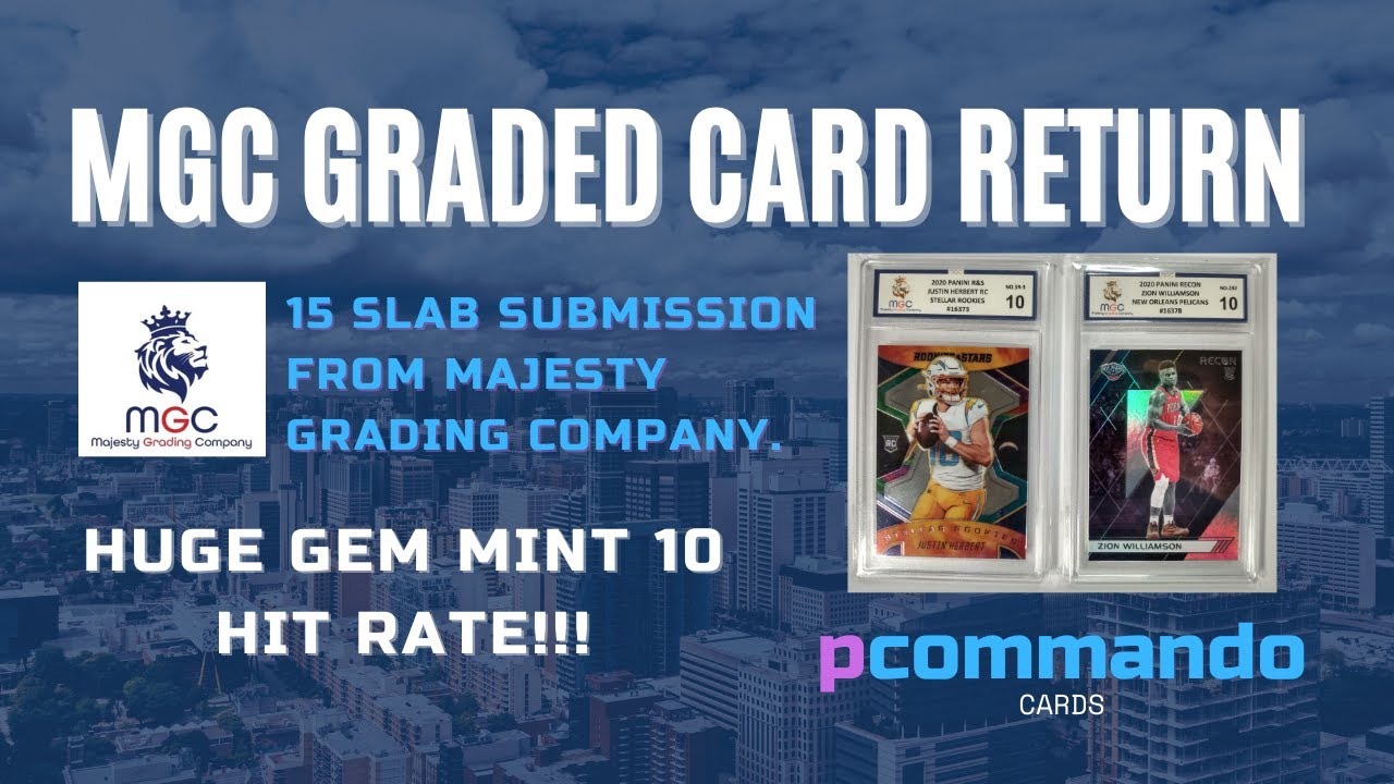 Majesty Grading Company (MGC) UK Graded Card Submission Return - YouTube