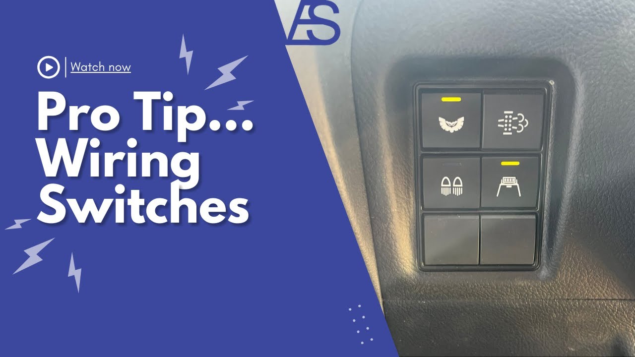 Pro tip...Auto Electrics | 12V Wiring Factory Style Switches - YouTube