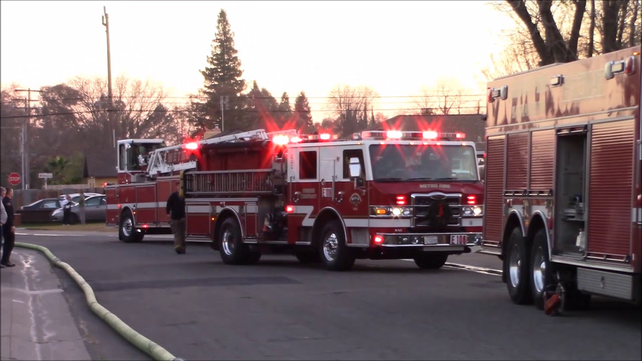 Working 1st Alarm Structure Fire - Sacramento Metro Fire District ...