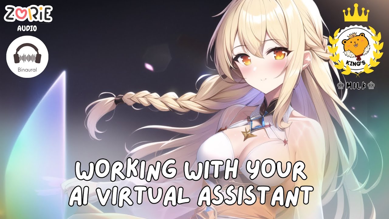ASMR 👑 - Working with Your AI Virtual Assistant | MILK | Typing, Soft Spoken, Coding help, BGM ...