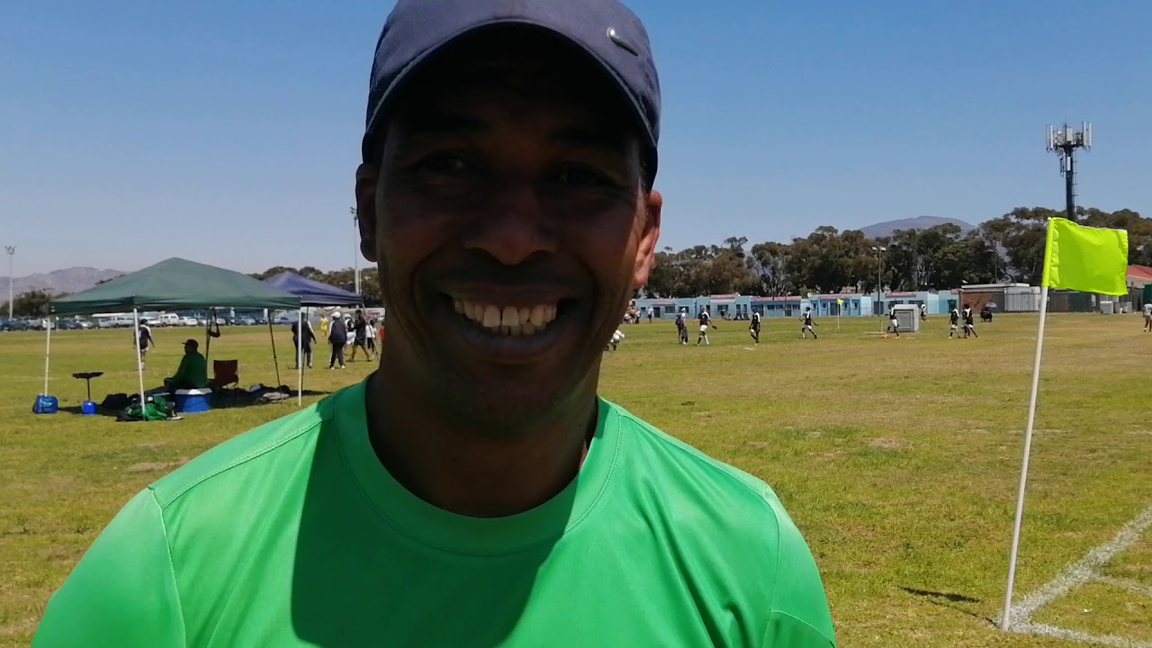 Coach of UCT Football Club Kamaal Sait at the Spurs Womens Football ...
