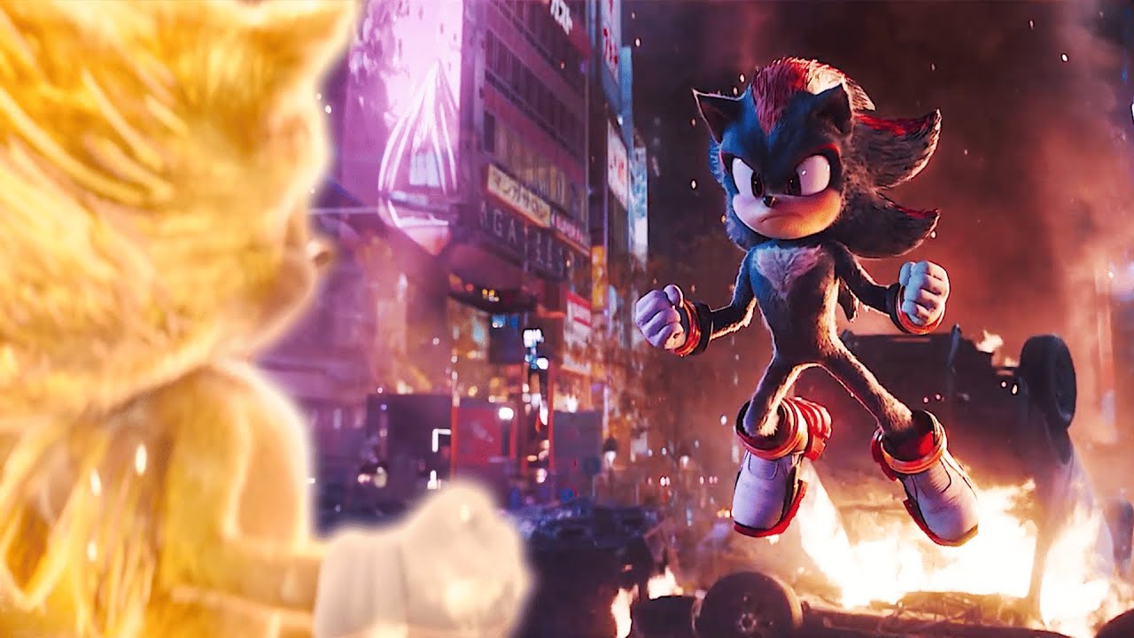 Super Sonic destroys Shadow - YouTube