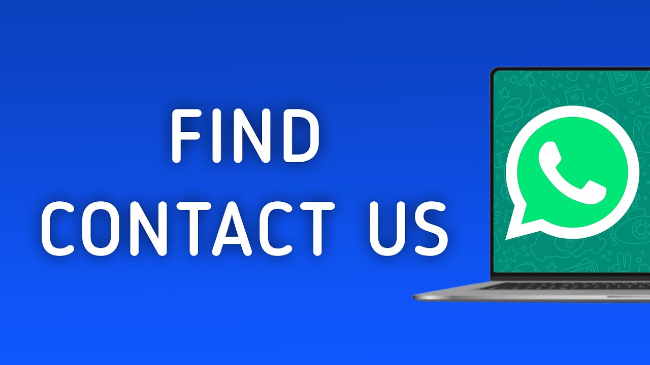 How to Find Contact Us in WhatsApp on PC - YouTube