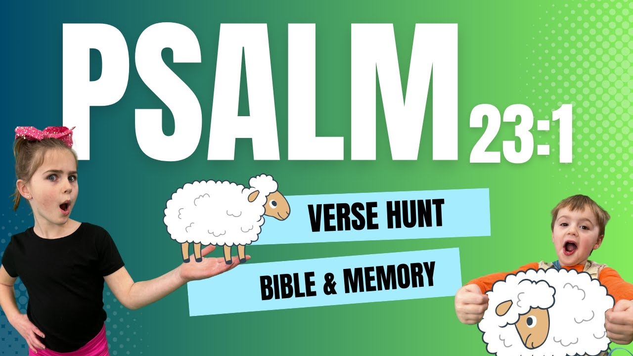 VERSE HUNT | Psalm 23:1 | Going on a verse hunt | PEACE | Bible and ...