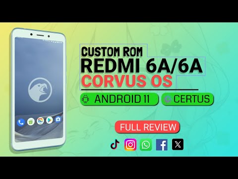 Custom Rom Redmi 6a Corvus OS Android 11 Vanguard | Update os Redmi 6A ...