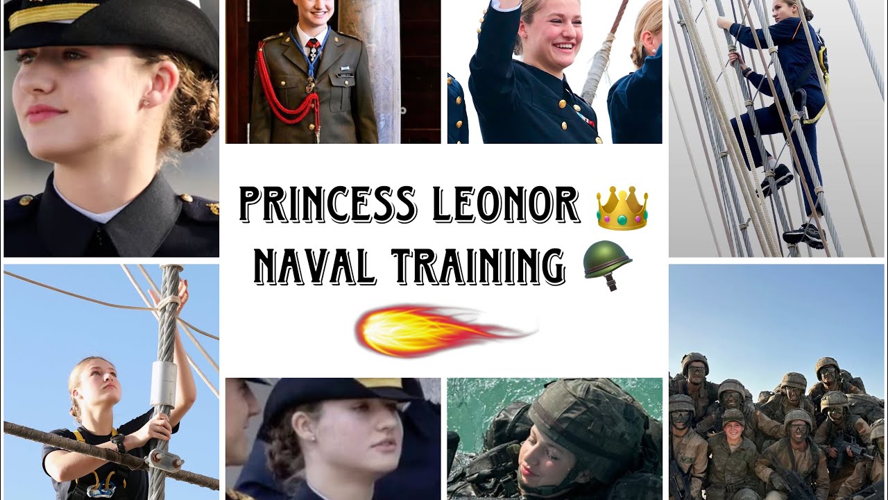 Watch Princess Leonor of Spain bravely climb a ship mast! Princess ...