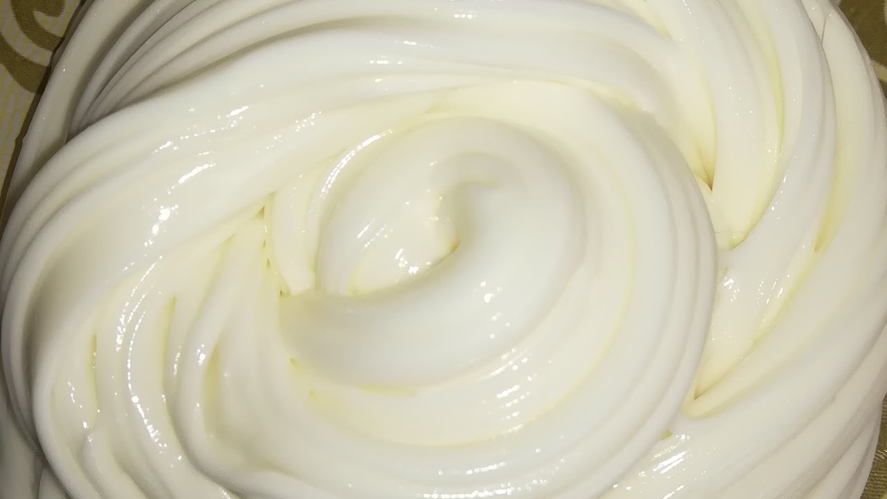 Cream Cheese Slime - YouTube