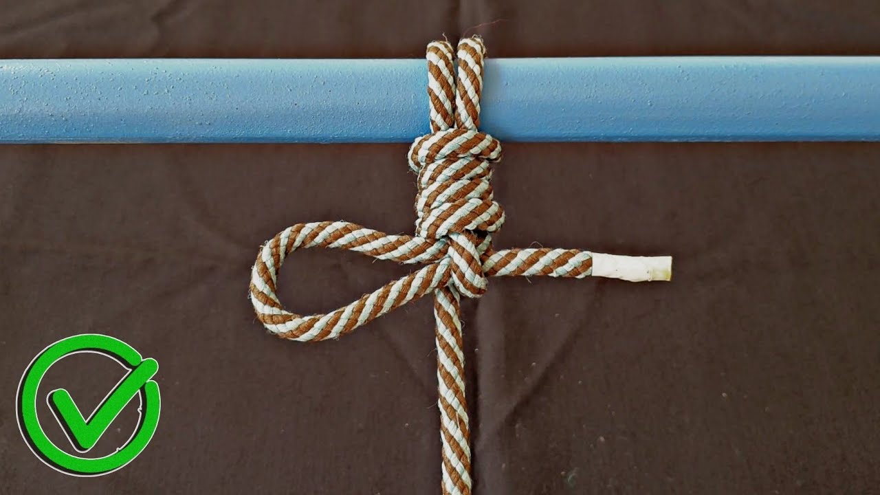 Always tie the rope 100% perfectly and securely - YouTube