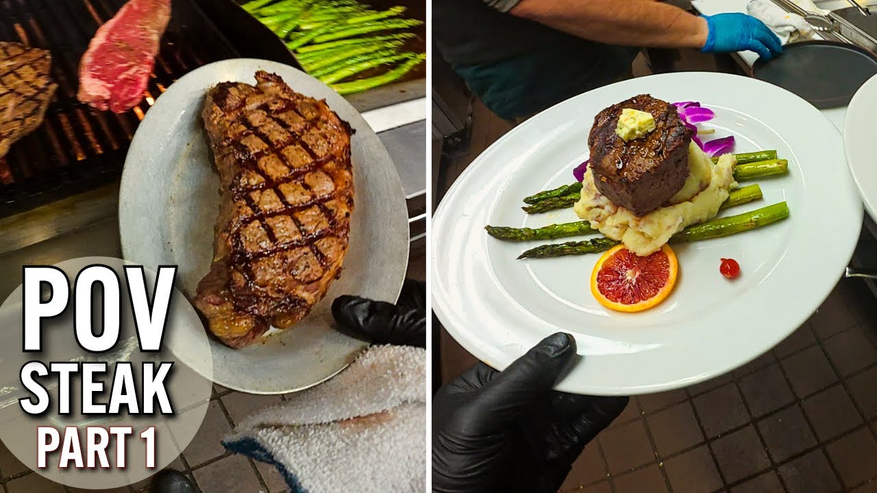 POV: Chef's Rush: Inside a Restaurant Grill During Dinner - YouTube
