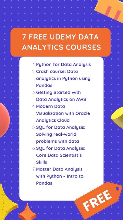 7 FREE Udemy Courses to Kickstart Your Data Analytics Journey! # ...