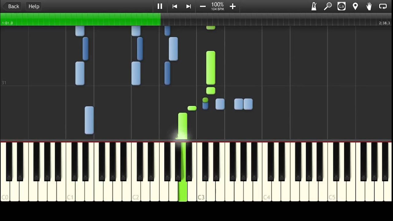 Fallout 2 - Main Theme [Piano Tutorial] (♫) - YouTube