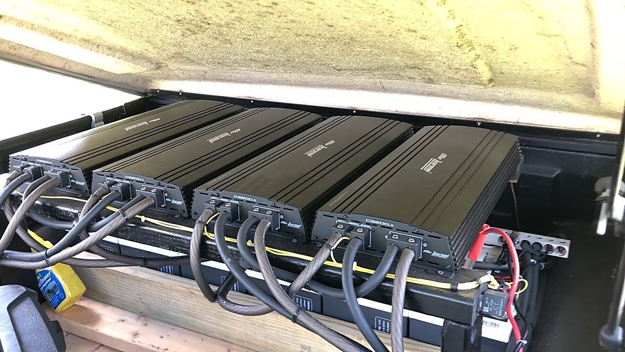 CUSTOM AMP RACK AND WALL BUILD INSIDE - YouTube