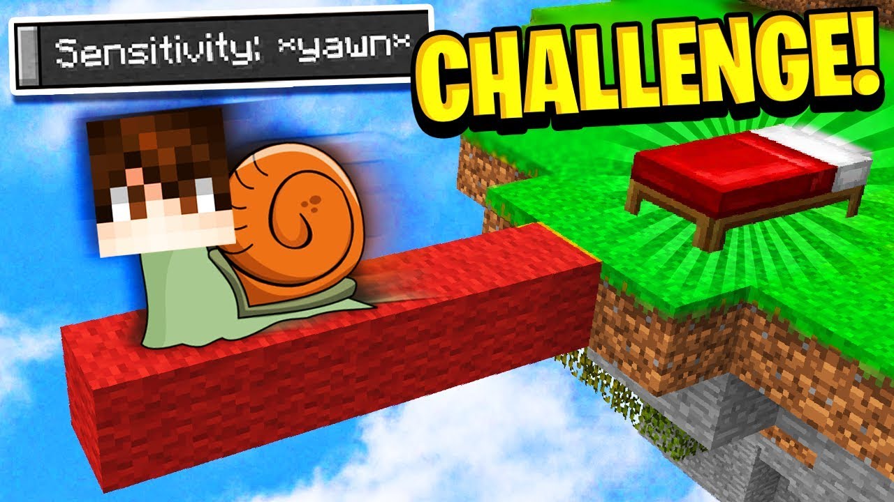 *yawn* Sensitivity CHALLENGE! (Minecraft Bed Wars) - YouTube