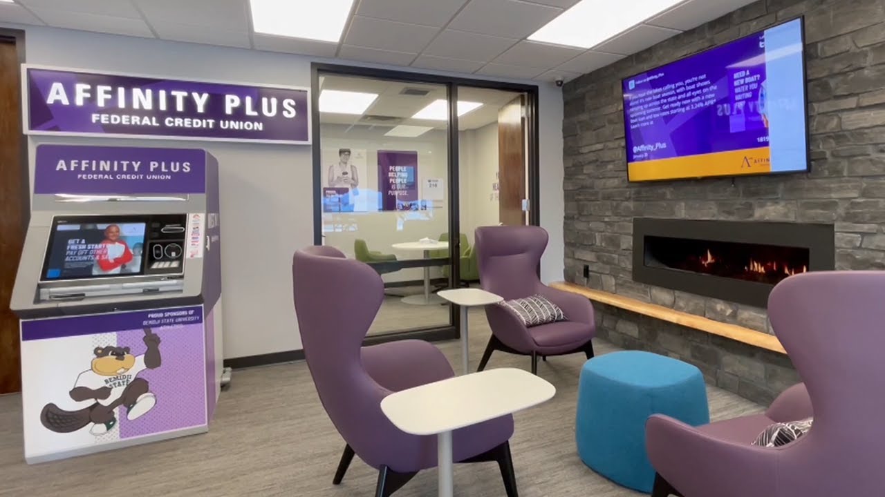 Affinity Plus Branch on BSU's Campus Receives a Remodel - YouTube