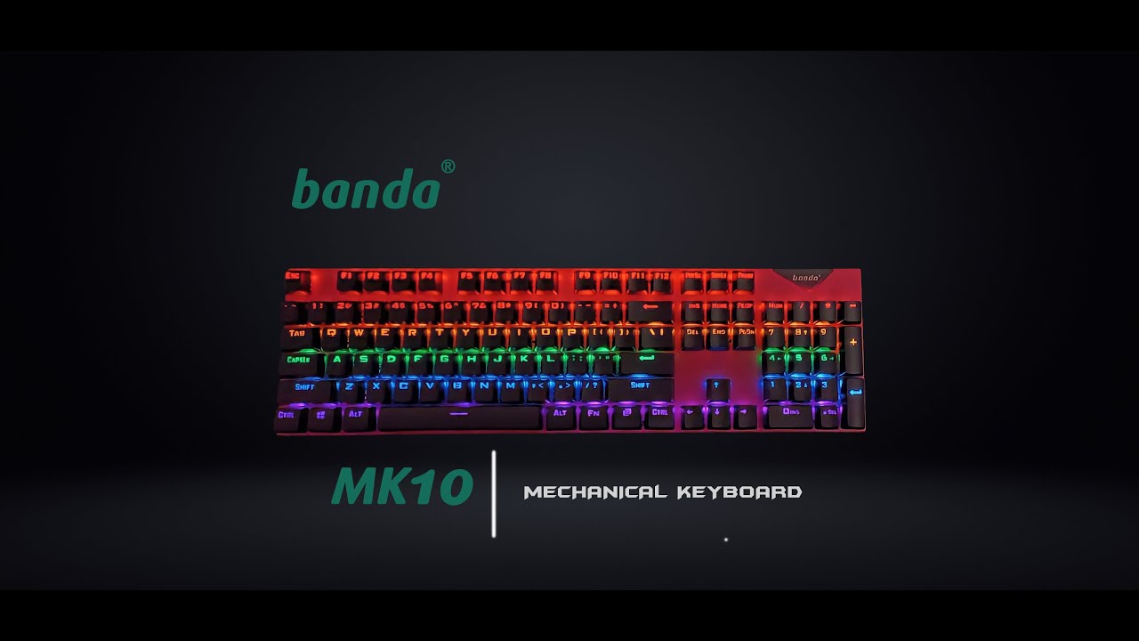 Banda MK10 RGB Gaming Keyboard just plug and paly (24-Light Modes ...