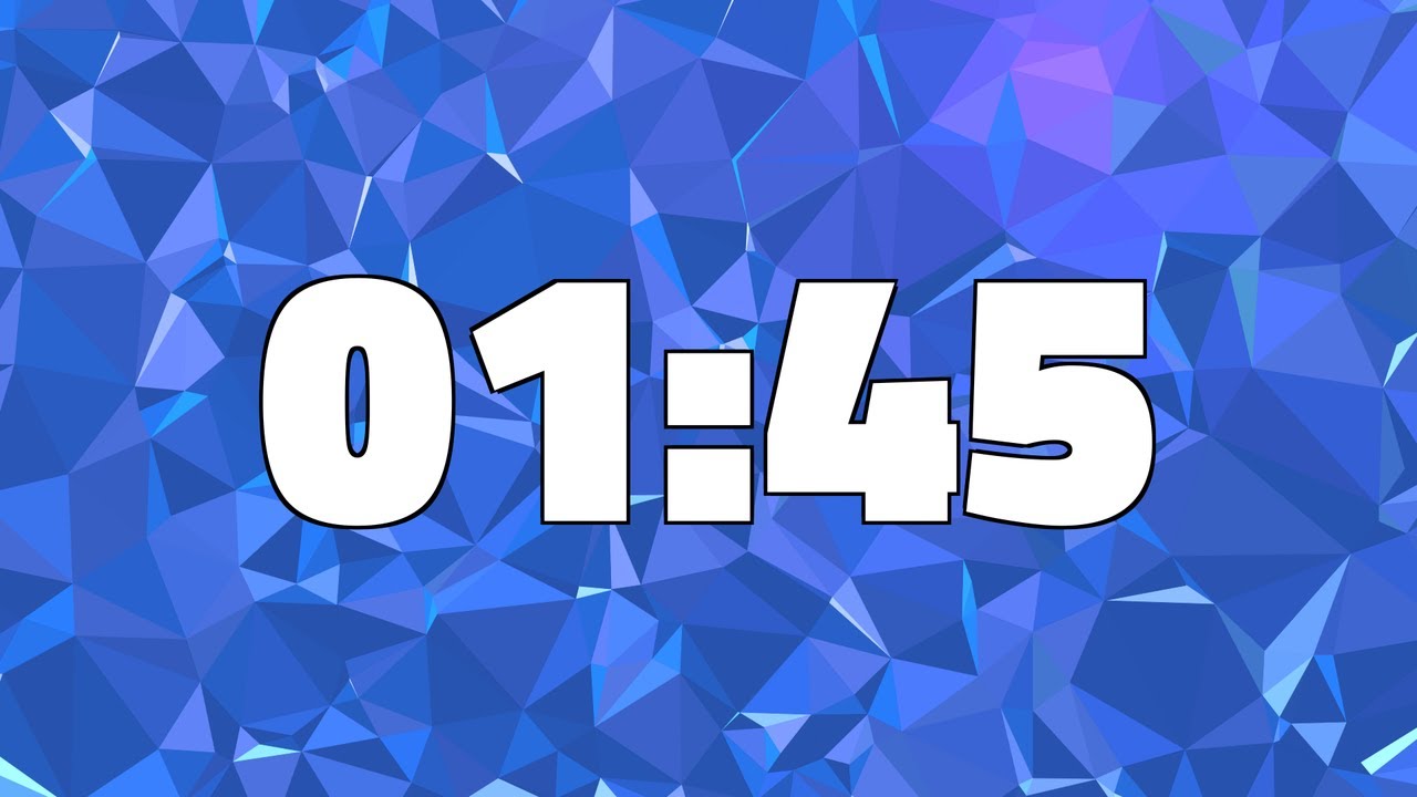 1 MINUTES AND 45 SECONDS TIMER [105 seconds] - YouTube