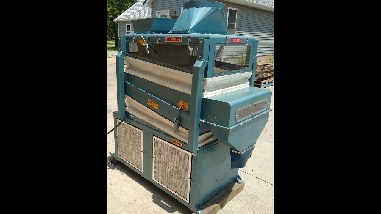 Forsberg Model P4R Vacuum Destoner - YouTube