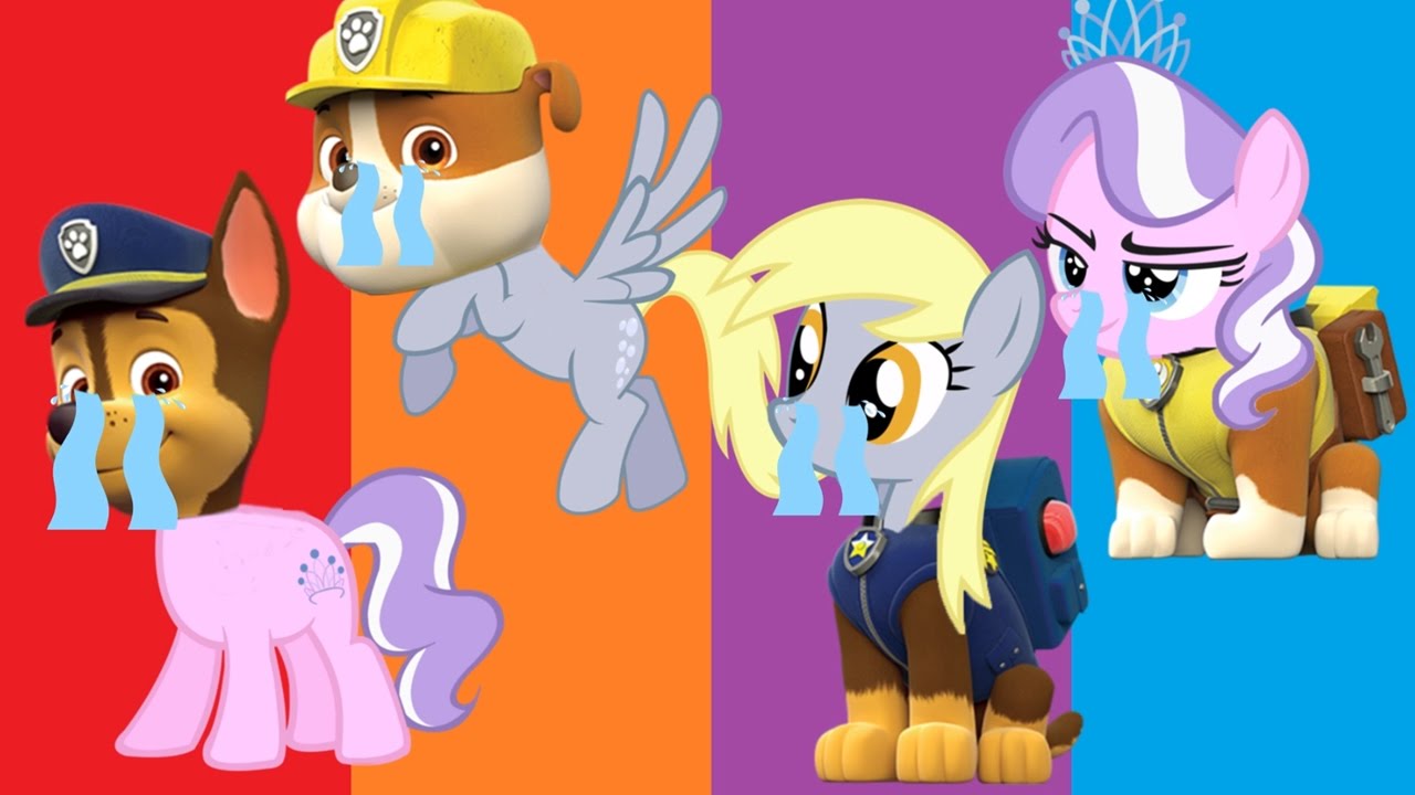 Wrong Heads Paw Patrol My Little Pony Finger Family Nursery Songs Fun ...