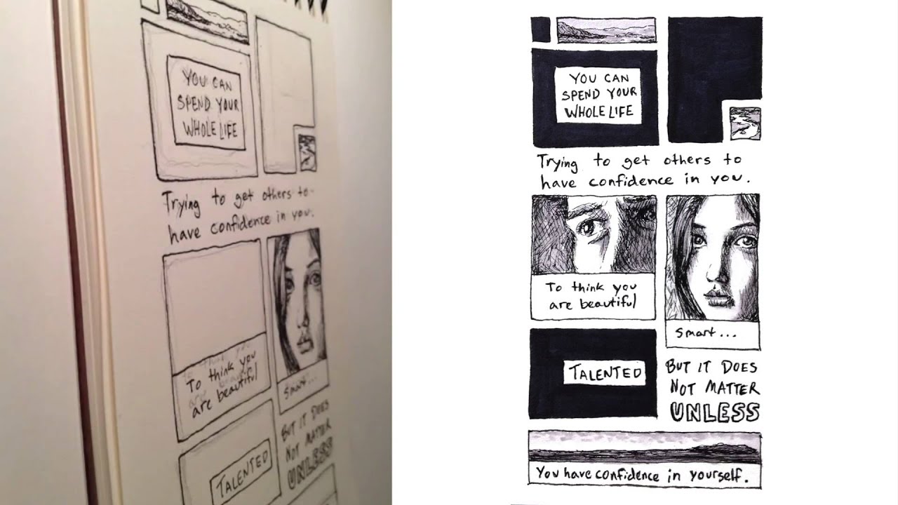 Time-lapse Video: The Making of a Comic - YouTube