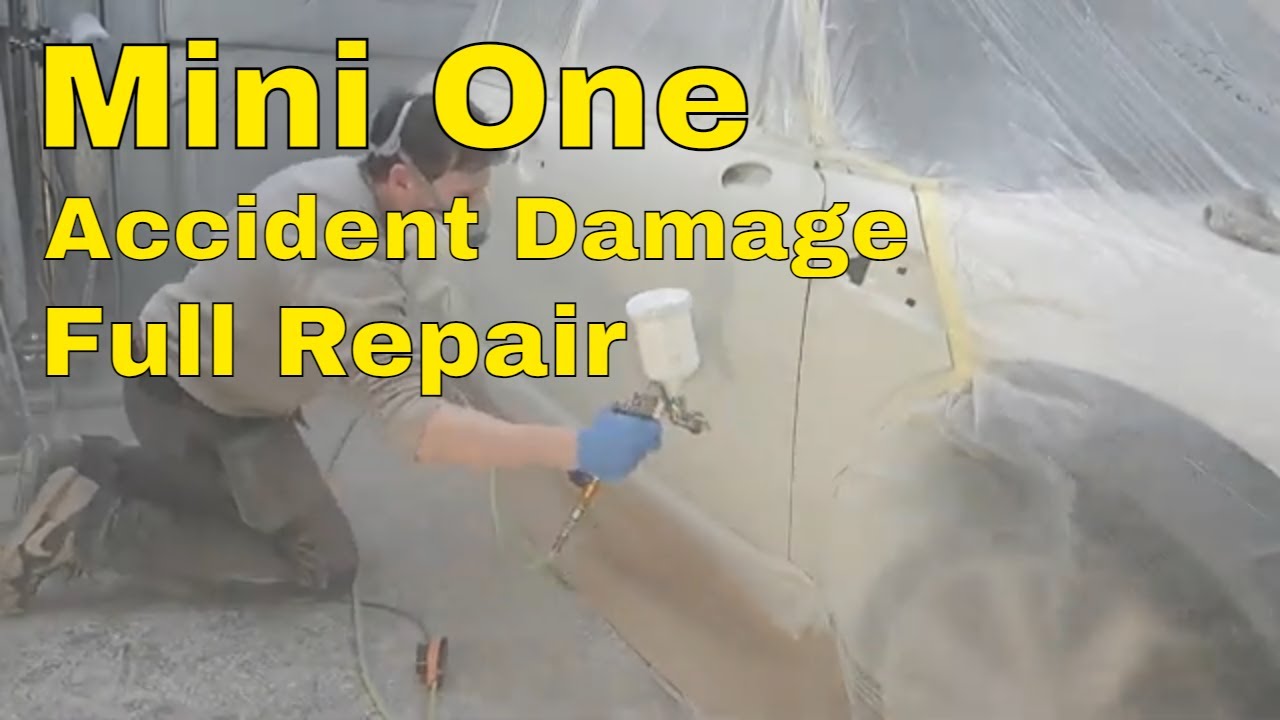 Mini one door repair, accident damage, full side repair and paint ...