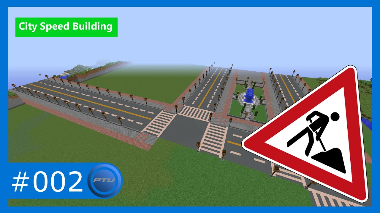 Minecraft | City Speed Building | Part 2 | Die Infrastruktur die 2 ...
