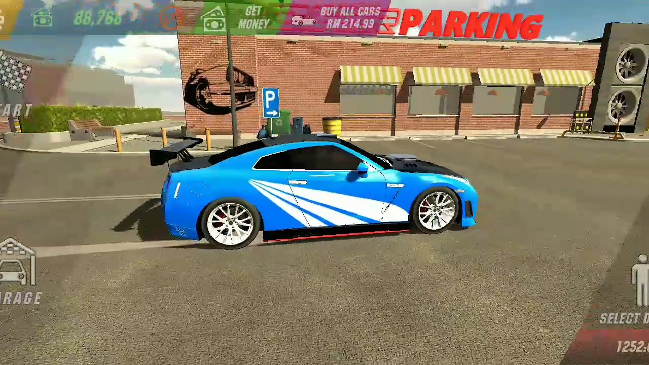Nissan GTR R35 gearbox Ratio setting in Car Parking Multiplayer - YouTube