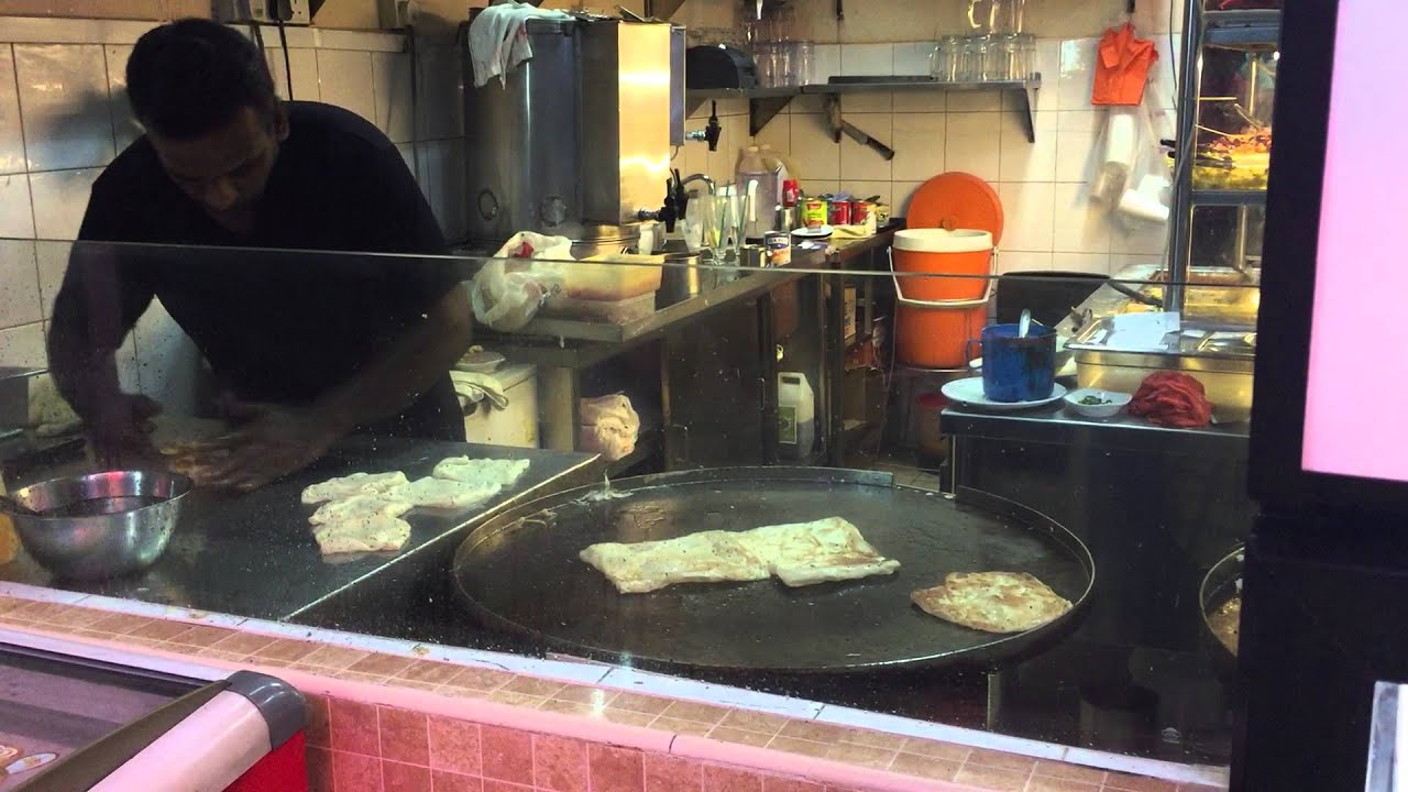 Singapore Prata making - YouTube
