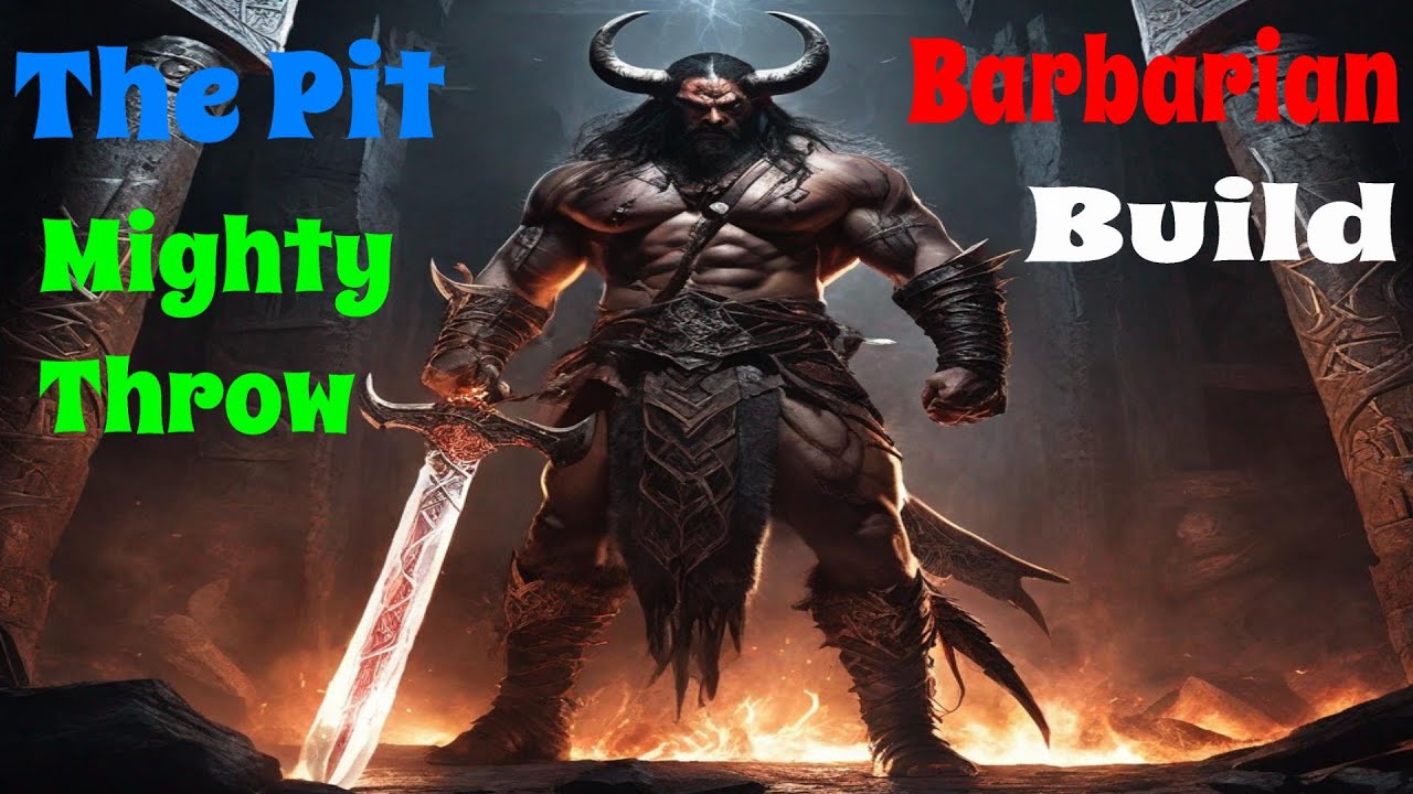 🦞The Pit 89⚔️Barbarian👑Mighty Throw ⚒New Build - YouTube