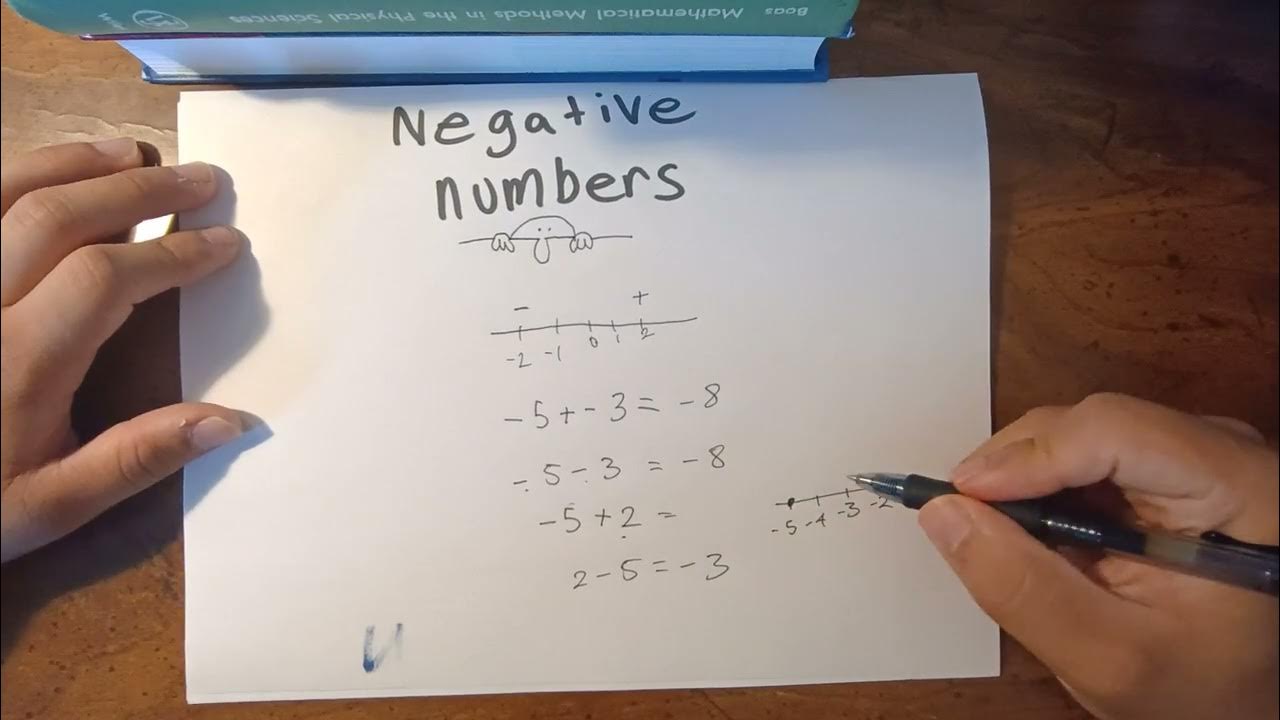 Negative numbers - YouTube