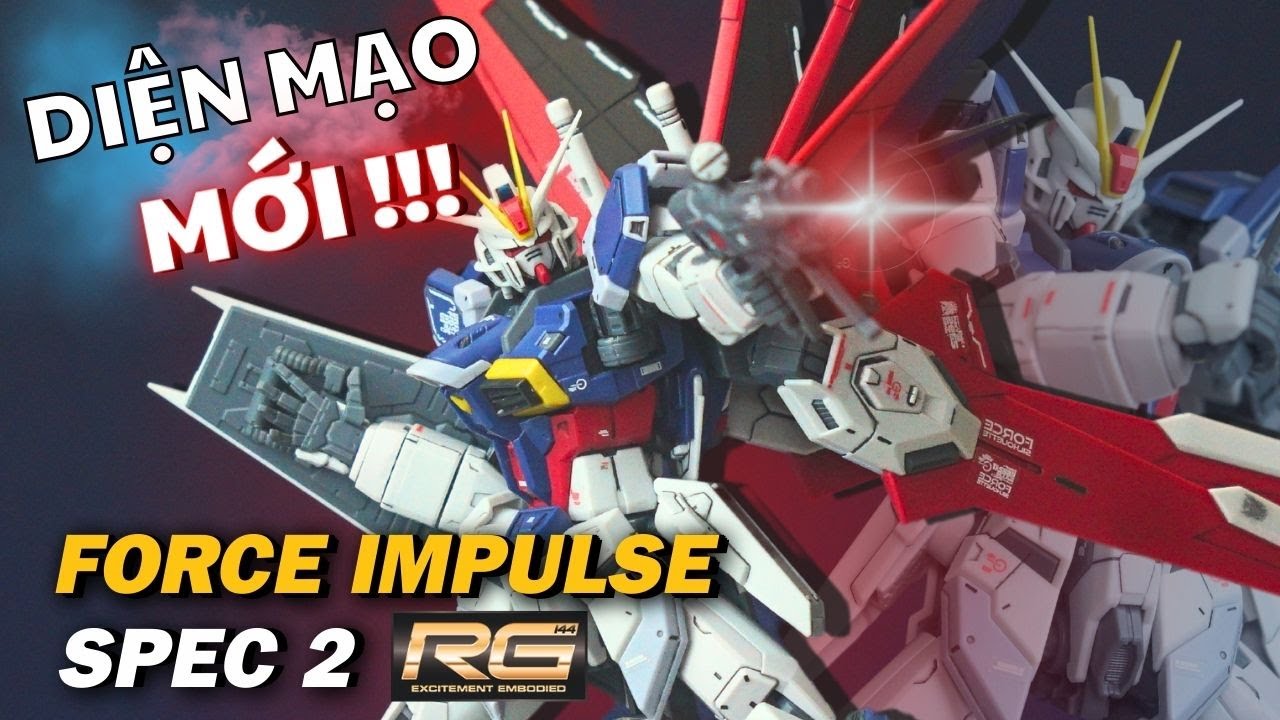 Lắp Ráp FORCE IMPULSE SPEC 2 GUNDAM RG 1/144| Thay giáp mới cho GUNDAM ...