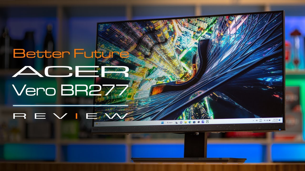 Green Eco-Friendly Future Monitor - Acer Vero BR277 27 inch Monitor ...