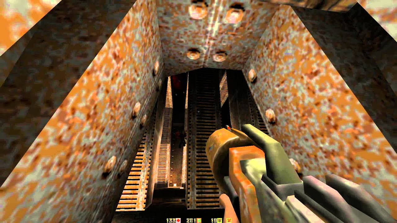 Quake 2 - Unit 8.1 Hangar + Comm Satellite (Secret Level) - Uncommented ...