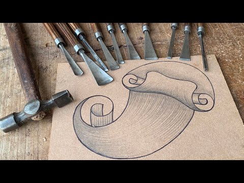 Tutorial wood carving new model design