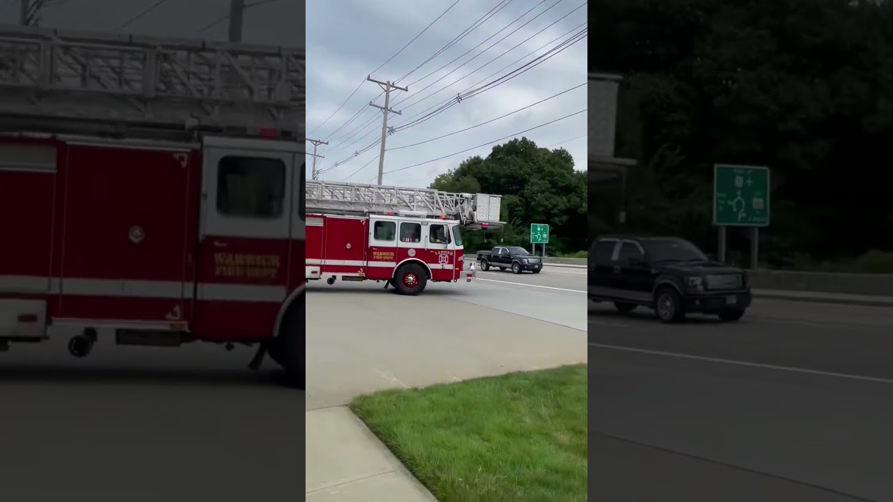 Warwick RI Fire Dept Engine 1/ Ladder 1/ Battalion Chief 1 ( Reserve ...