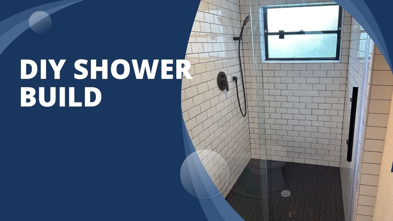 DIY SHOWER BUILD| Start to Finish - YouTube