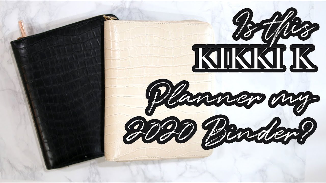 Is this Minimal Chic Kikki K Planner my 2020 Binder? - YouTube