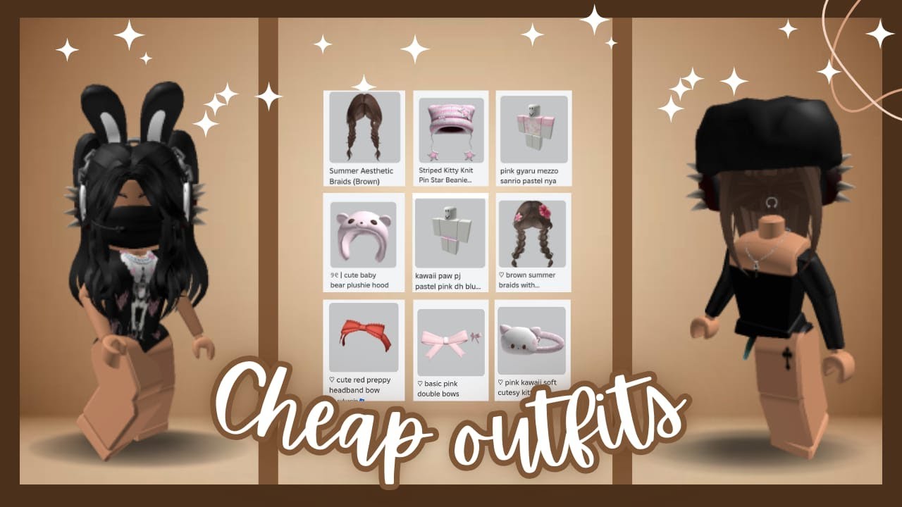 Cheap Outfits For Roblox | Roblox - YouTube