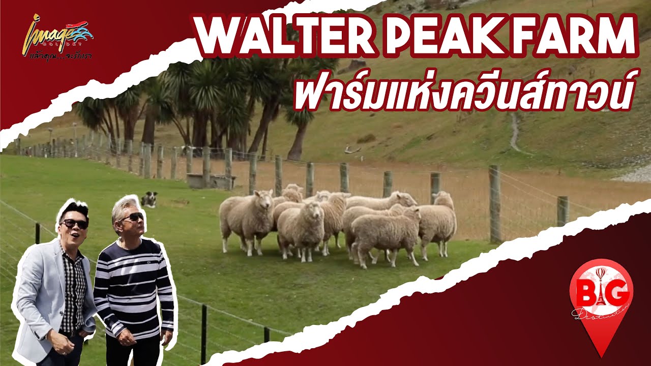 Walter Peak Farm ฟาร์มแห่งควีนส์ทาวน์ I Big Destination - YouTube