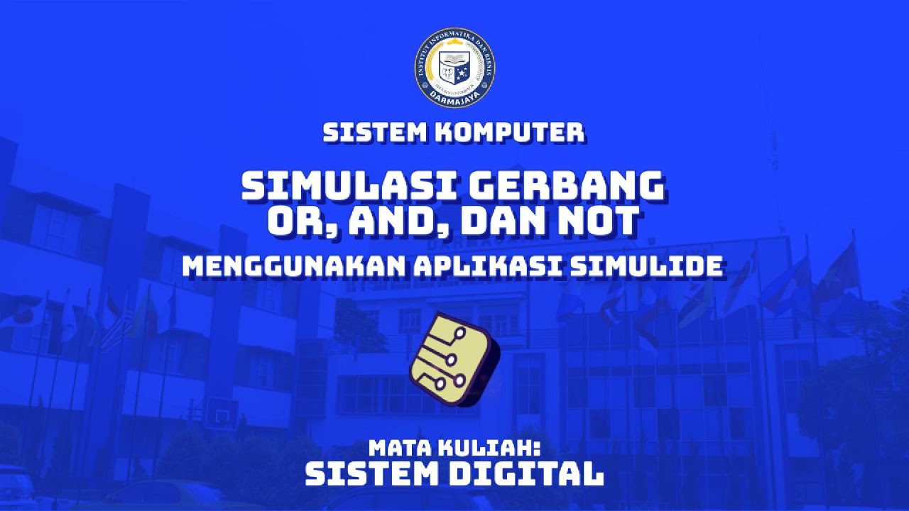 Simulasi Gerbang Or, And, dan Not Dalam Aplikasi SimulIDE - YouTube
