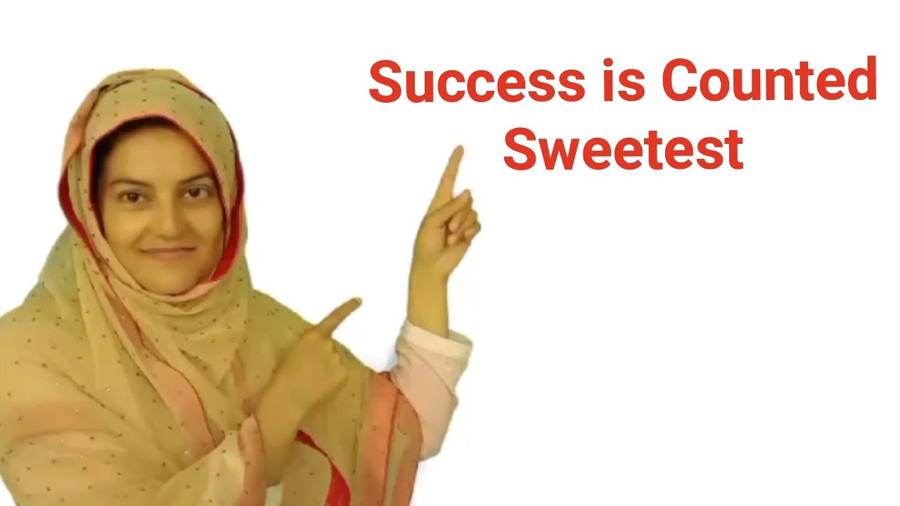 Success 🙌 is Counted sweetest|Emily Dickenson|Summary|For BS students ...