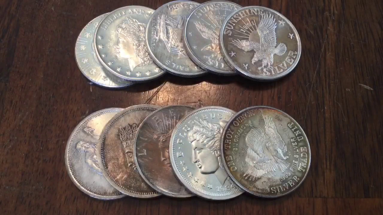 Stacking Silver: 10 Vintage Rounds, 100 HM Rounds & Stuff I Made - YouTube